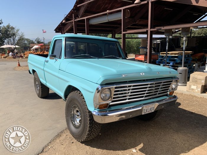 Turquoise Ford F100