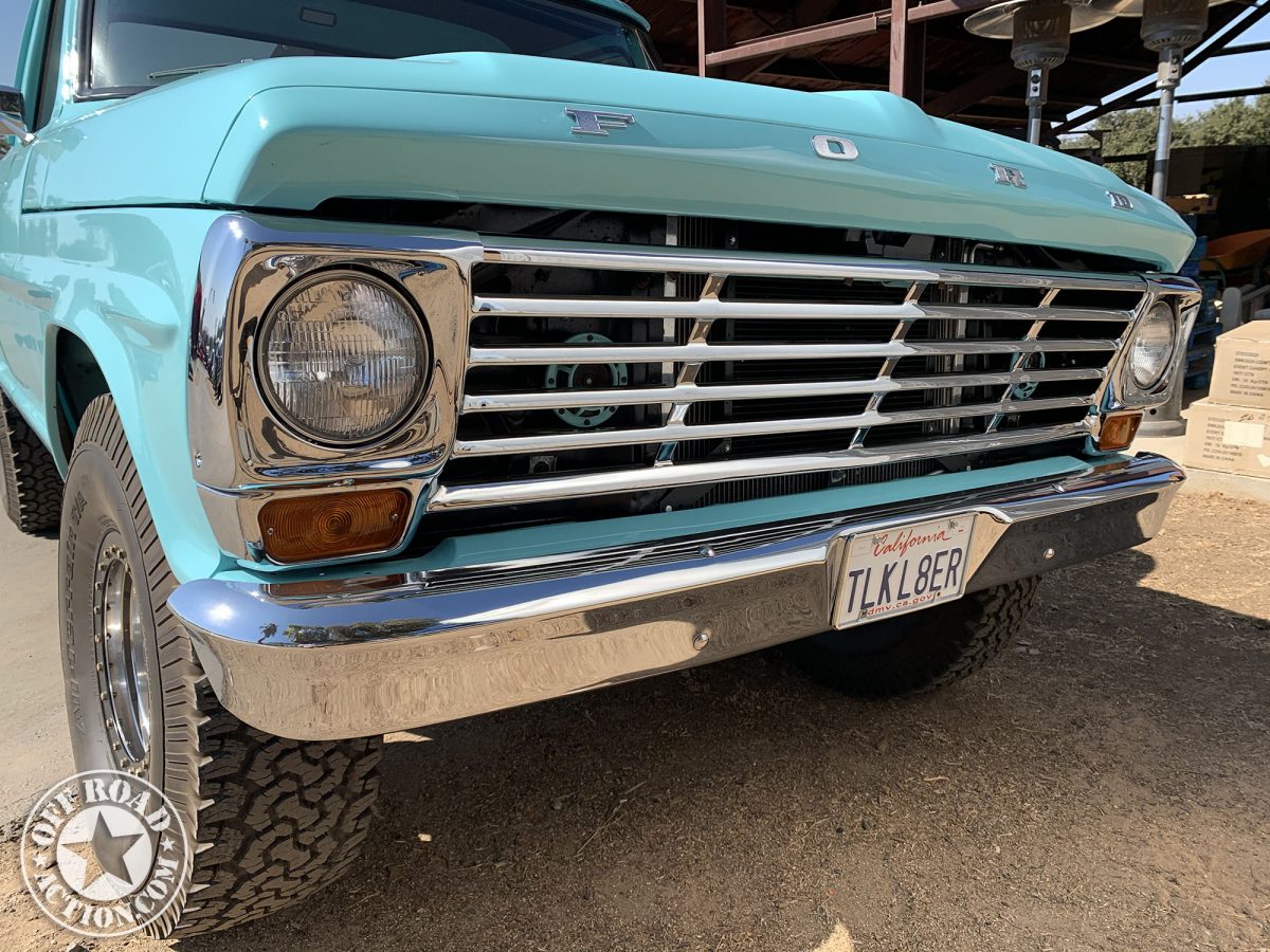 Turquoise Ford F100